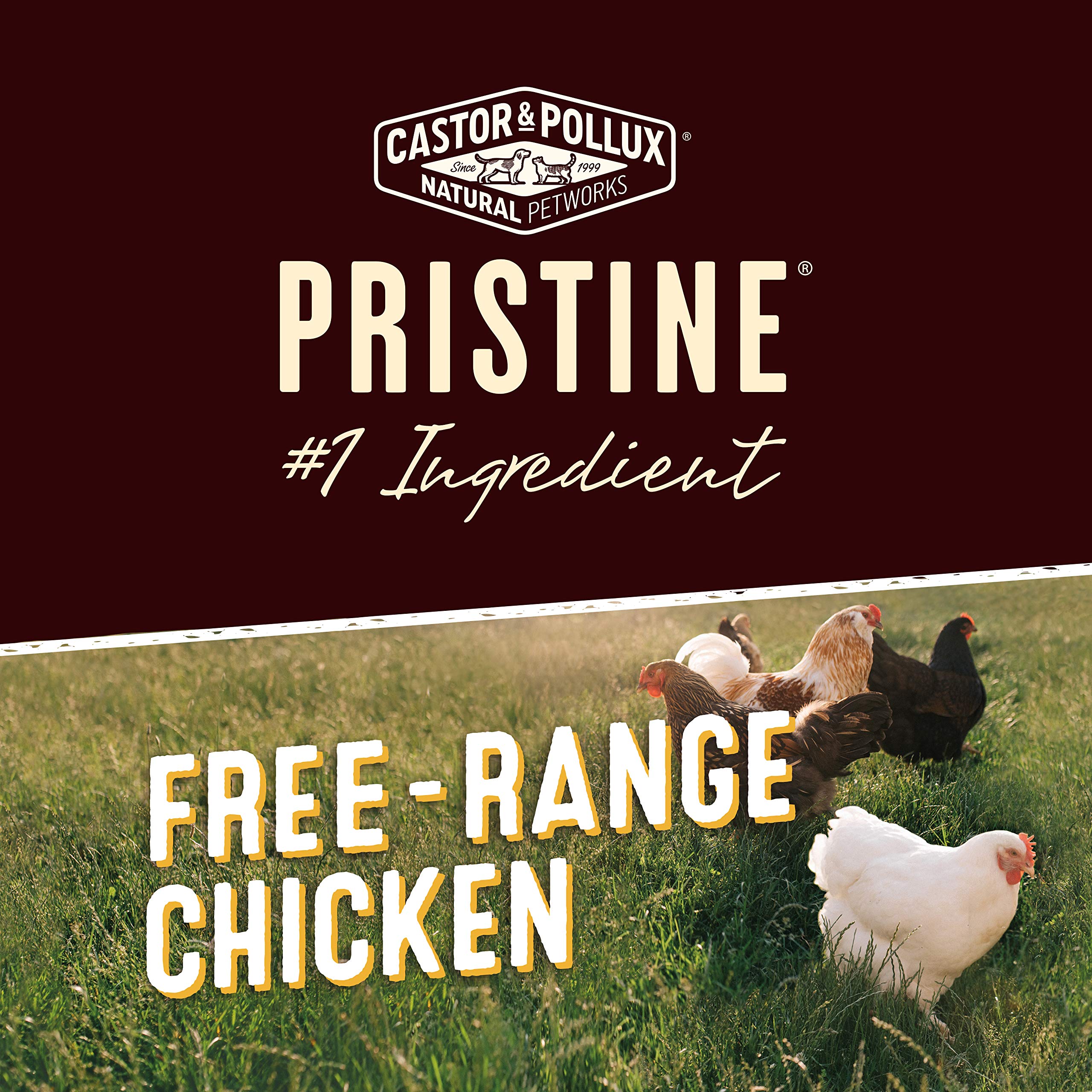 Castor & Pollux Pristine Grain Free Free-Range Chicken Recipe Sausages Dog Treats, 5-oz bag