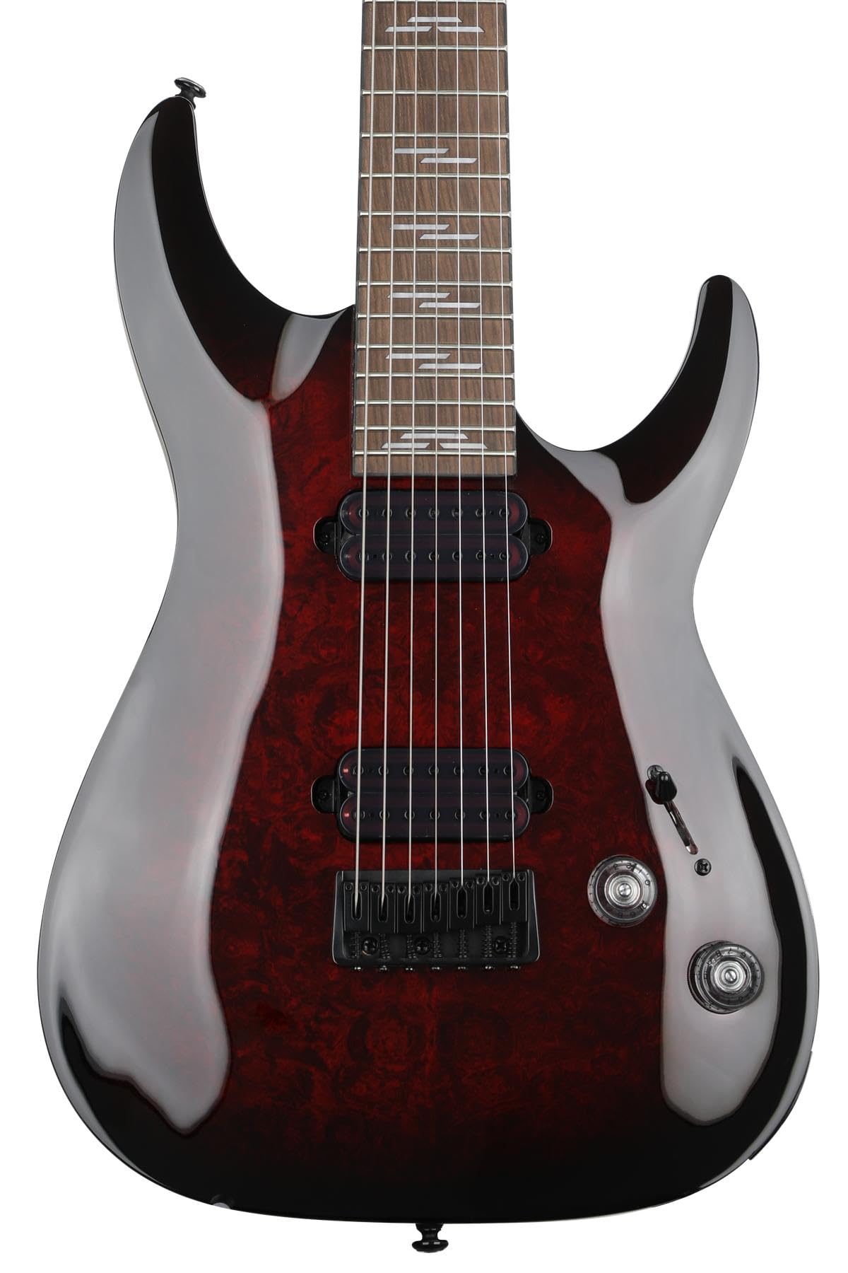 Schecter Omen Elite-7 Electric Guitar - Black Cherry Burst