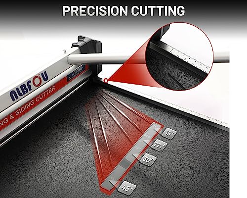 NLBFOU 13"Laminate Flooring Cutter,Cuts Vinyl Plank,Laminate,Siding,Rubber Floor,VCT,LVT,SPC,PVC,LVP,WPC and More