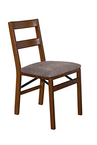 Stakmore Classic Slat Back Folding Chair Finish, Set of 2, Fruitwood