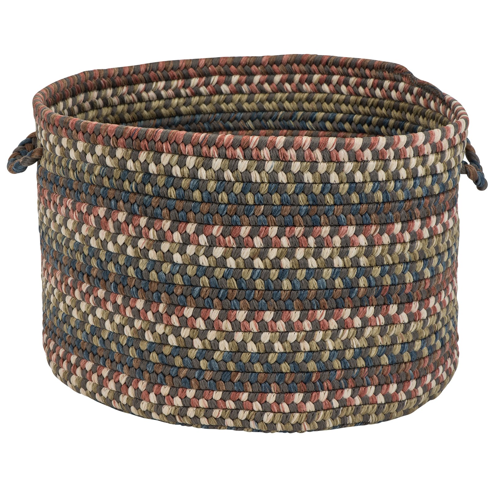 Colonial Mills Cedar Cove Basket, 18" x 18" x 12", Gray