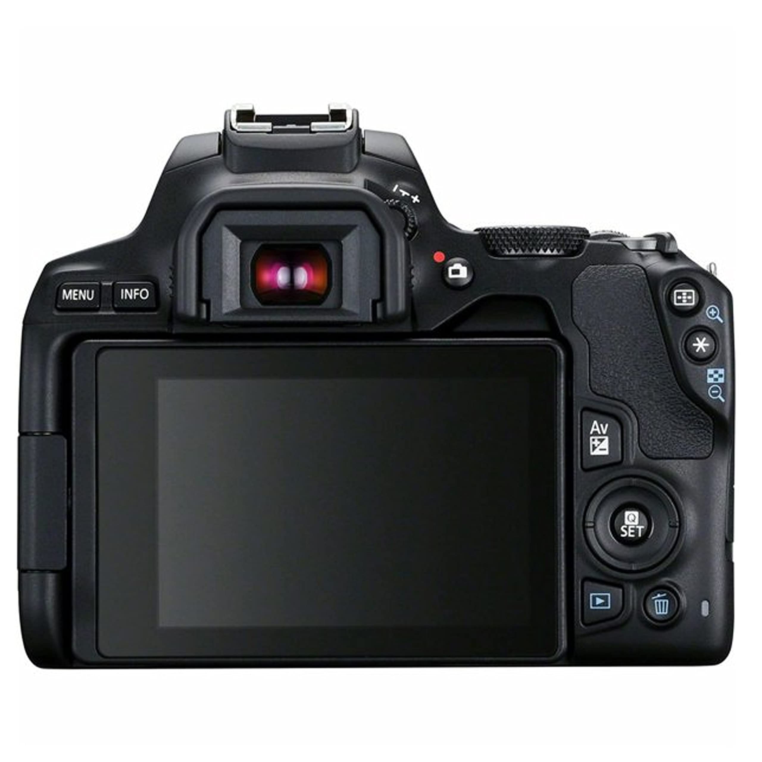 Canon EOS 250D (Rebel SL3) DSLR Camera w/18-55mm F/3.5-5.6 Zoom Lens + 2X 64GB Memory + Case + Filters + Tripod + More (35pc Bundle)