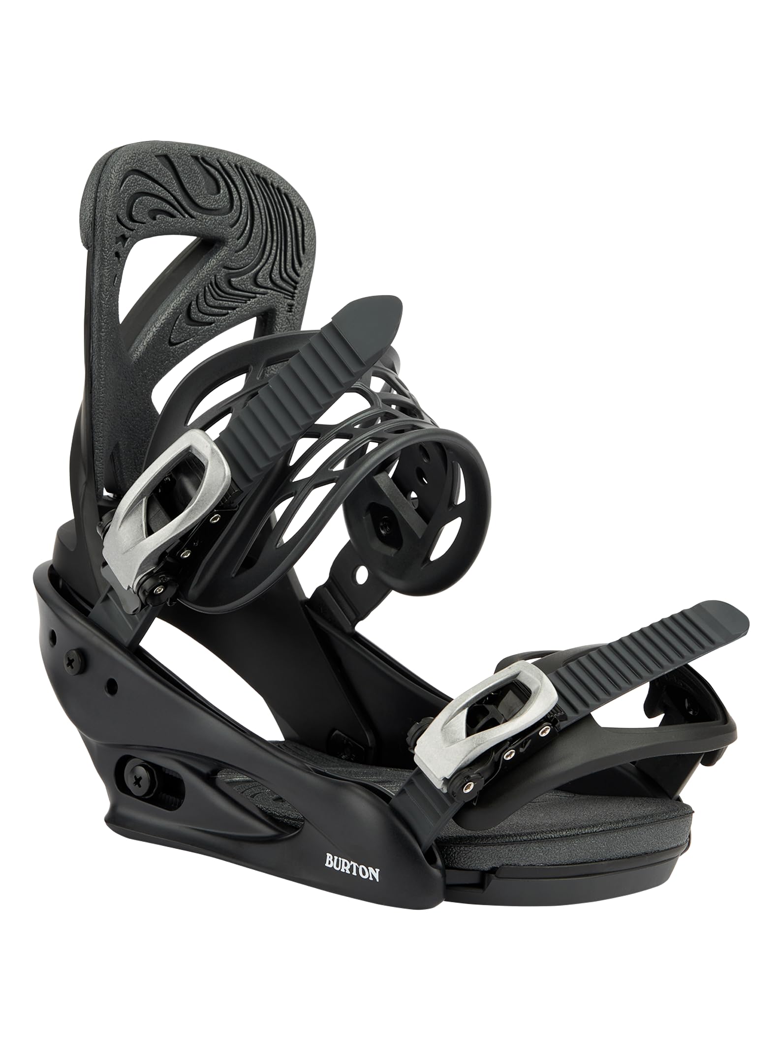 Burton Womens' Scribe Re:Flex Snowboard Bindings (Black, M (6-8))