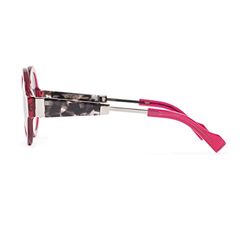 Coco and Breezy Pram Round Sunglasses, 202/Red/Tortoise/Silver, 48mm, 23mm, 145mm
