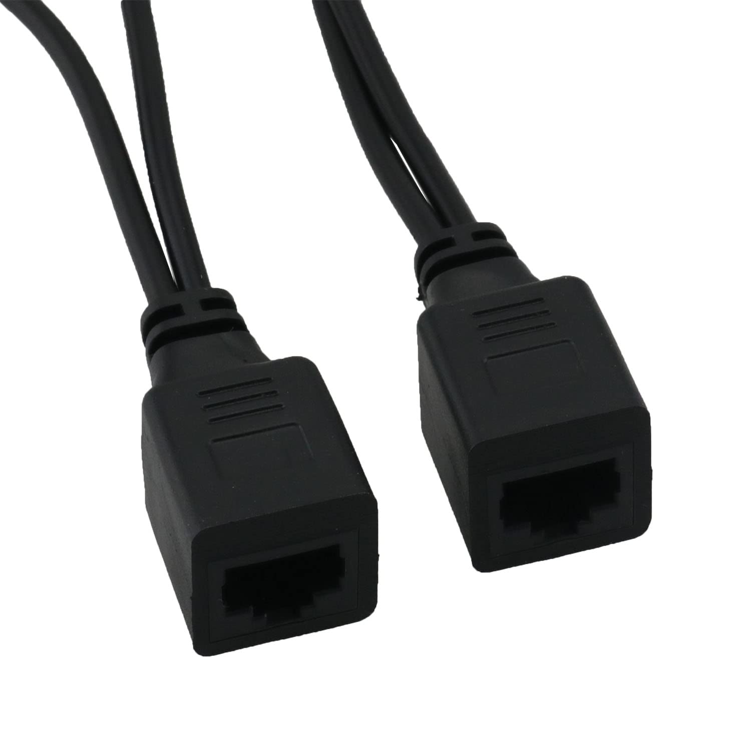 POE Splitter Injector Kit ZCZQC 1Pair Inline Passive Power Injector Cable with 5.5x2.1 mm DC Connector PoE Injector and PoE Splitter Kit