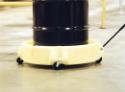 Enpac 5205 Spill Scooter with 500 lb capacity handles all drums up to 55 gallons. Molded in bright yellow color won't fade or chip. 34" diameter x 8" high.