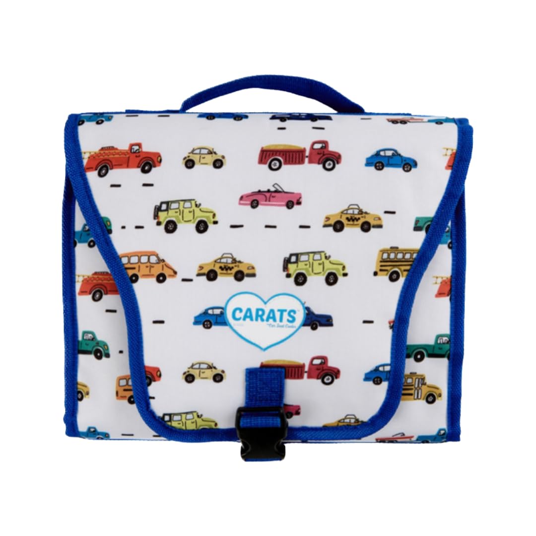 Carats Car Seat Cooler for Baby with COOLTECH ™ - Baby Car Seat Cooling Pad (Dino Grey)