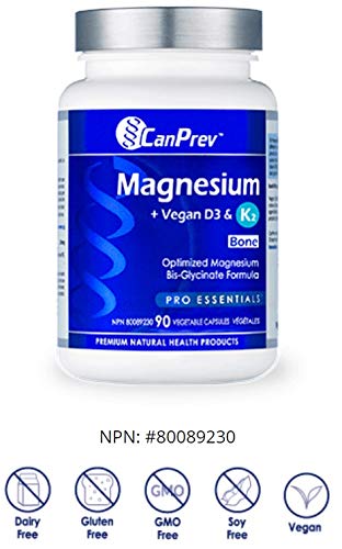 Canprev Magnesium+Vegan D3&K2, 90 vegicaps