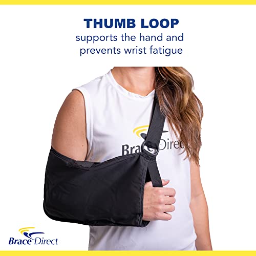 Brace Direct Arm Sling- Immobilize Arm and Shoulder- Cast Support, Post Surgery, Arm, Wrist & Hand Injury, Fractures, Sprains & Strains- Left or Right Arm