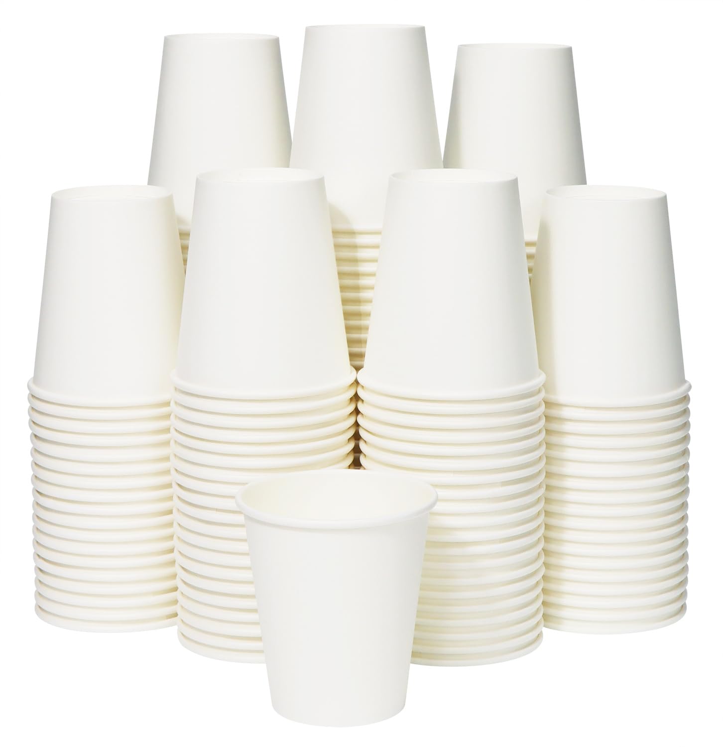 CantaGreen 200 Count 6 OZ Heavy-duty Paper Cups, Coffee Cups, Disposable Hot and Cold Cup