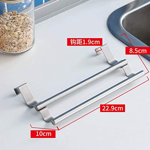 CUJUX Stainless Steel Towel Racks with Shelf, Adjustable Bathroom Shelf with Towel Bar Rod and Hooks for Wall Mount, Multifunction Double Towel Bars Hotel Style,Polished Chrome