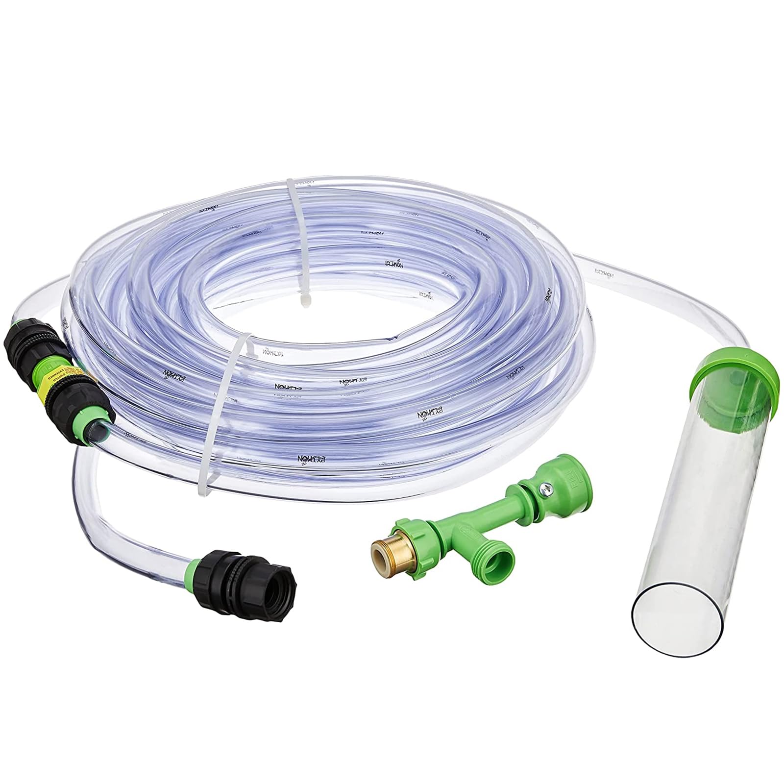Python No Spill Clean and Fill Aquarium Maintenance System, Complete Ready-to-Use Gravel Cleaner and Water Changer for Fish Tanks, 50 Foot