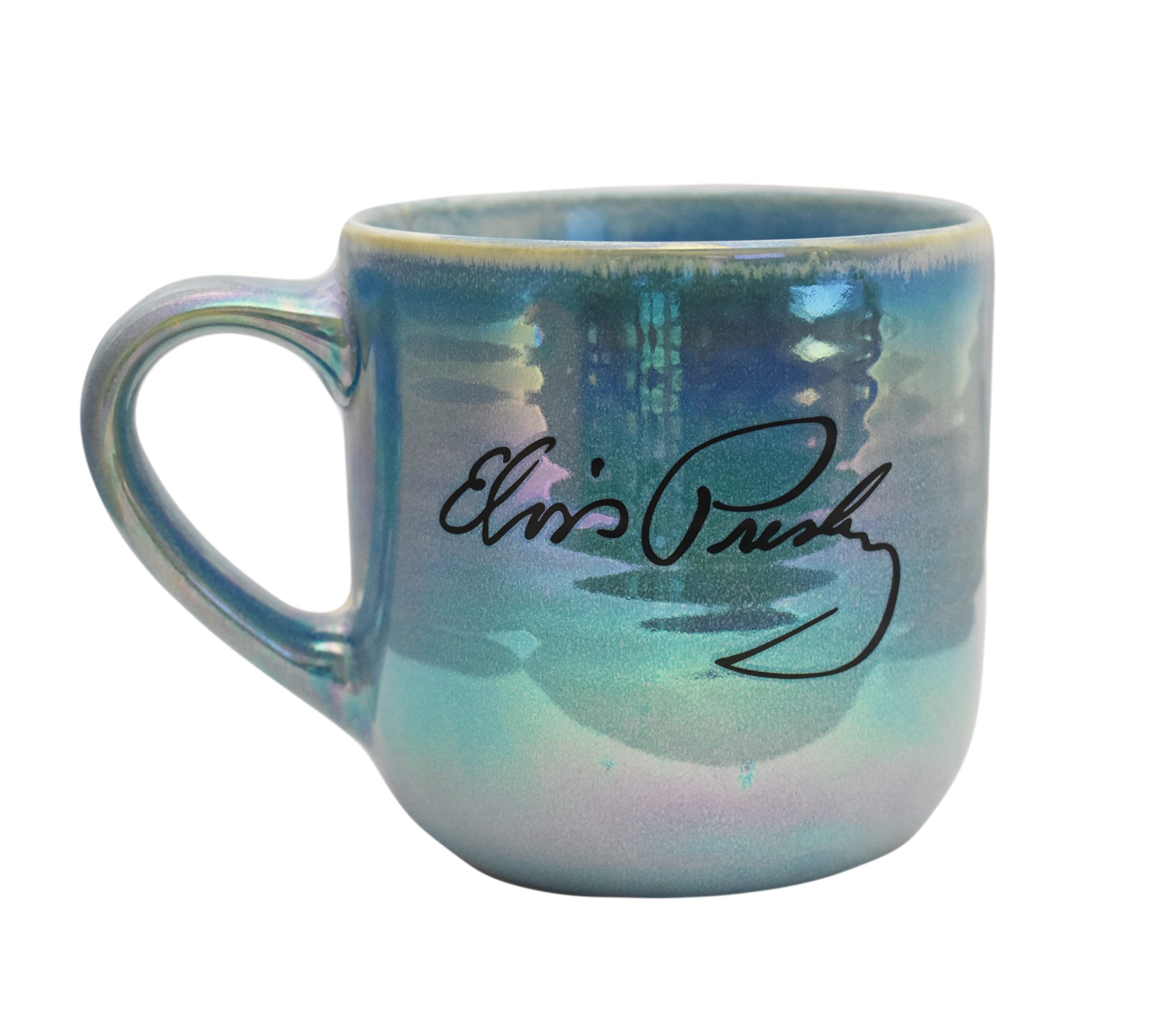 Elvis Presley Glazed Mug With Blue Sweater Design - Mid-South Products