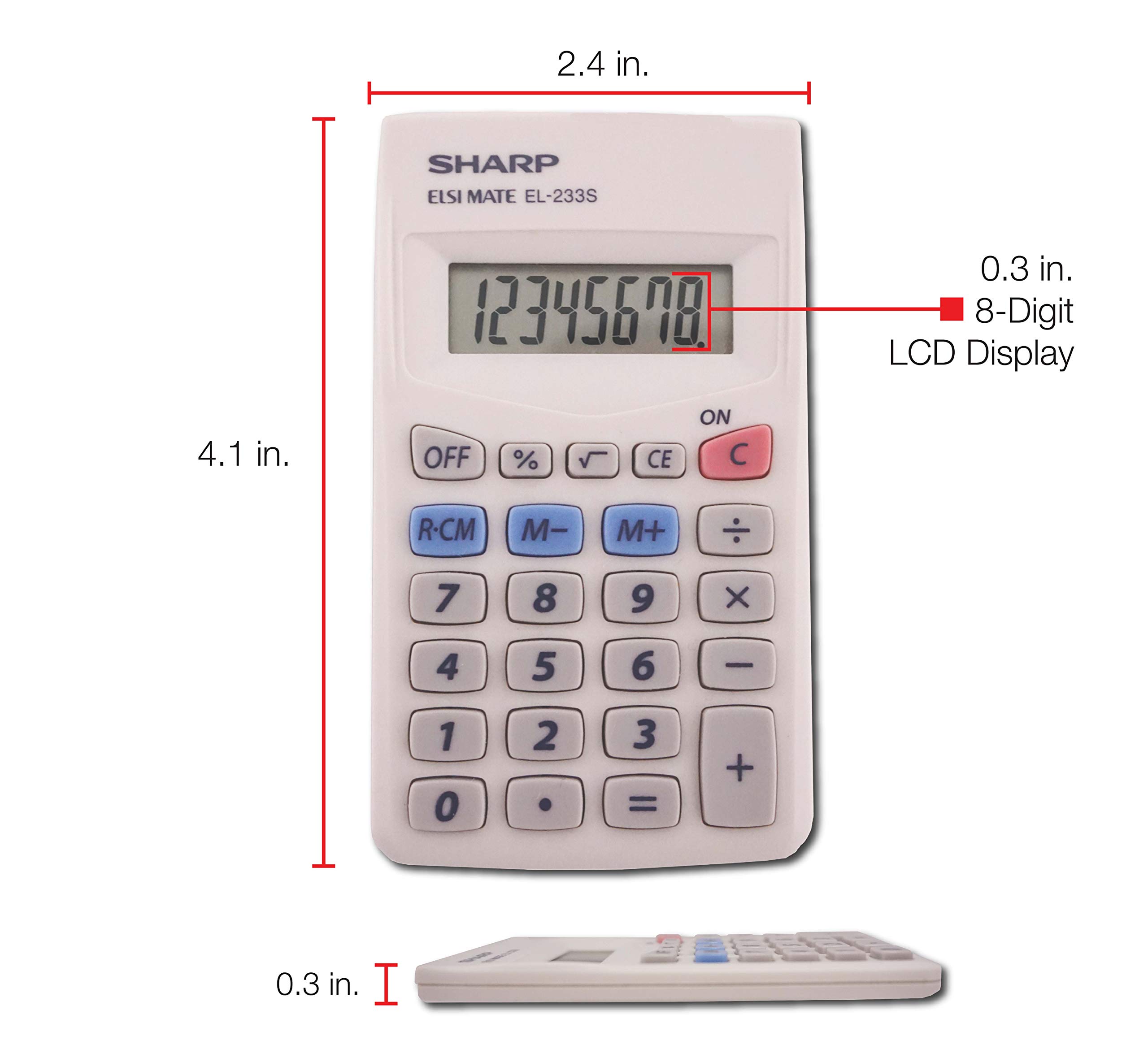 Sharp EL233SB Standard Function Calculator