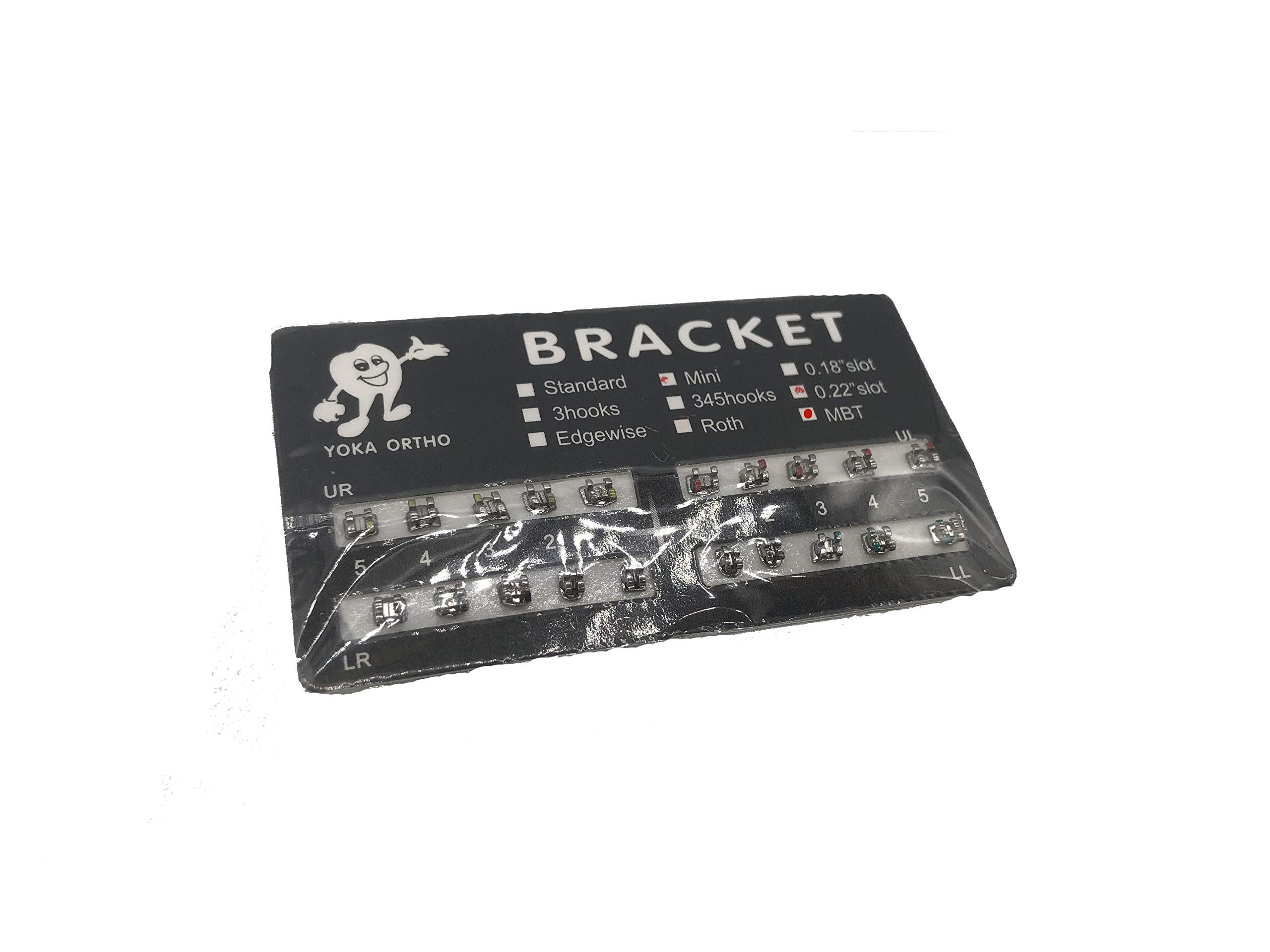 Brackets MBT Mini 0.022 Not Hook 5 Sets/Pack 100 pcs