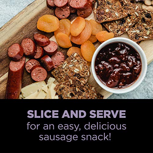 CharcutNuvo: Wild Game Bison Wieners - 10oz, 5 Pack - Fully Cooked and Smoked, Uncured Sausage Links - Paleo and Grass-Fed - No Antibiotics, Hormones, Gluten, Dairy or Sugar - No Nitrites or Nitrates
