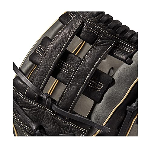 Wilson 2022 A1000 1750 12.5" Outfield Baseball Glove - Grey/Blonde/Black, Right Hand Throw