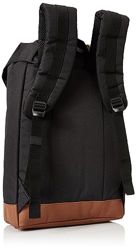 Herschel Retreat Backpack, Black/Saddle Brown, Classic 19.5L