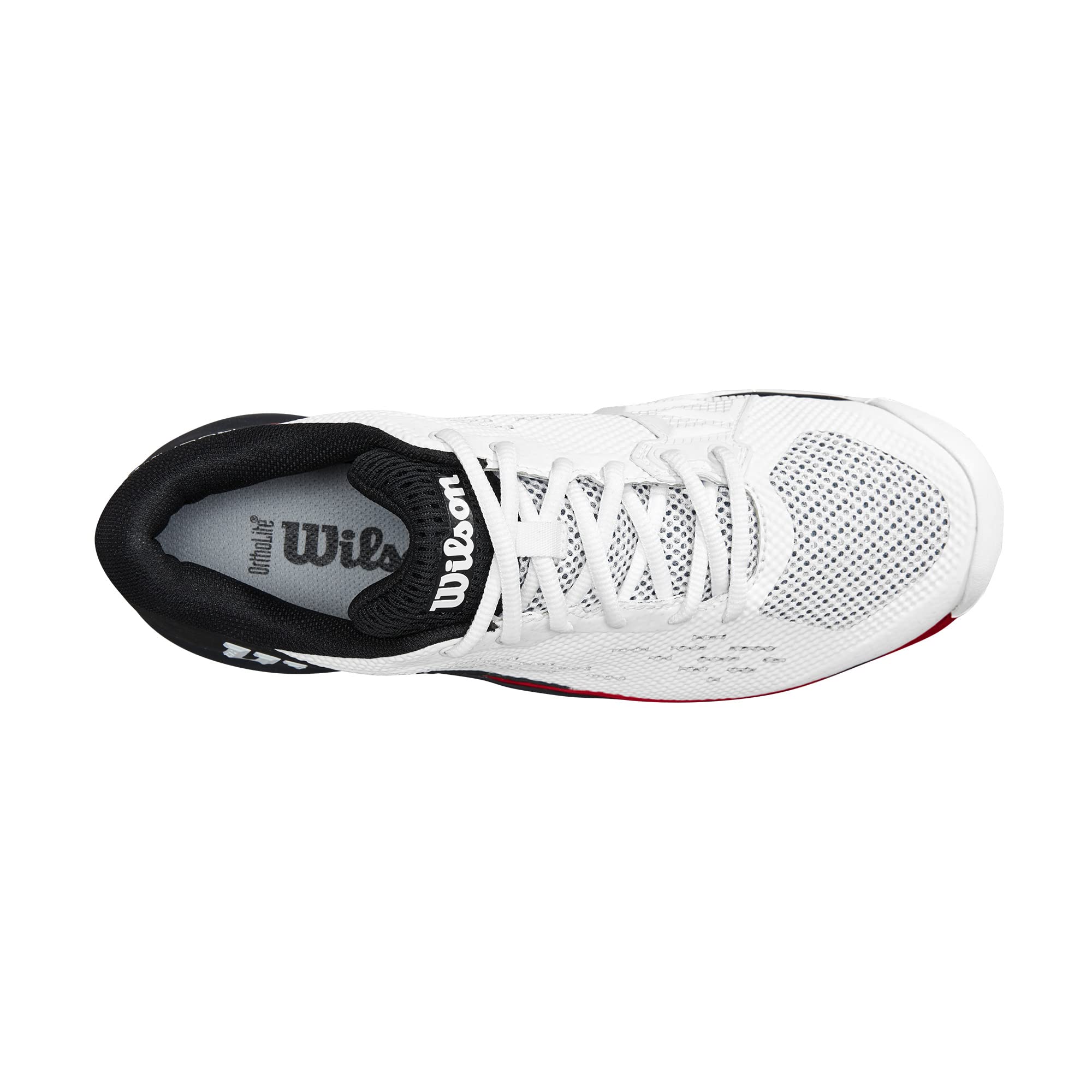 WILSON Rush Pro Ace White/Black/Poppy Red 9 D (M)