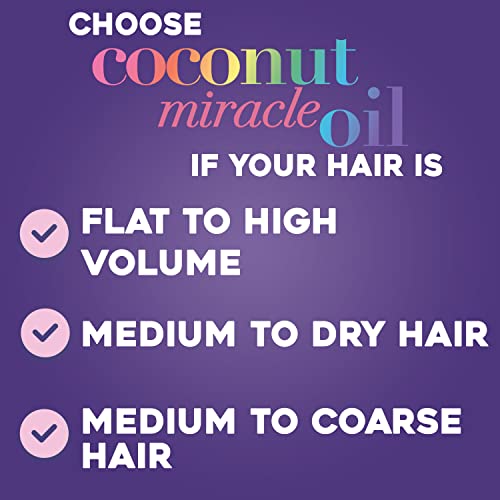 OGX Coconut Miracle Oil Extra Strength Shampoo & Conditioner, 2 Pack