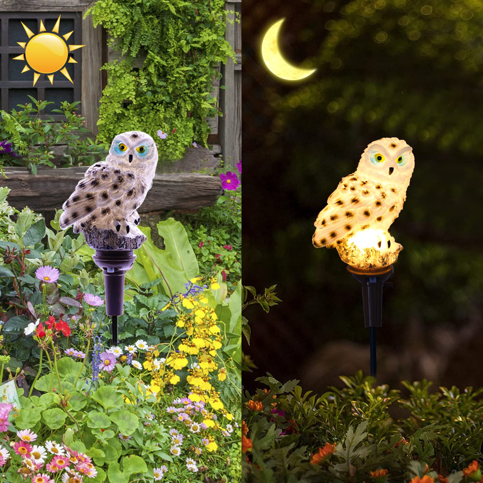 YUEFA Solar Garden Lights Outdoor, Solar neon Lights,2 Pack Solar Pineapple,for Garden Path,Patio Backyard and Outdoor Large Lawn Decoration