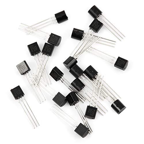 Chanzon 20 Values 400pcs Transistor Kit TO-92 Including (2N2222A 2N2907A 2N3904 2N3906 2N5551 2N5401 S8050 S8550 A1015 C1815 A42 A92 A733 C945 S9014 BC327B BC337B BC547B BC557B 2N7000) Each 20pcs
