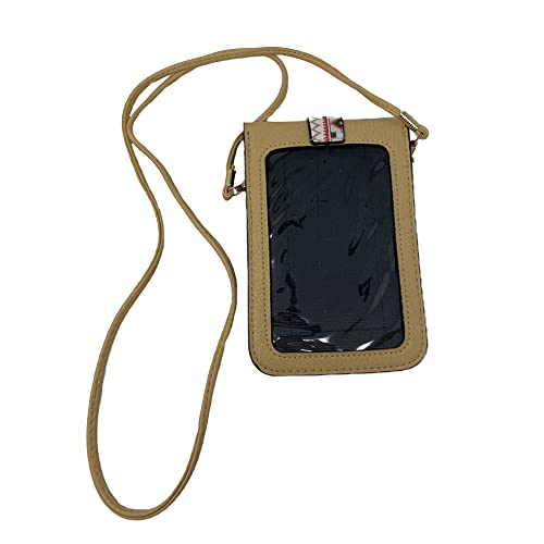 PGI Traders Southwestern Cell Phone Bag | Crossbody or Shoulder Wallet Purse | Magnetic Snap Closure | Interior Pocket in Pouch | Touchscreen for Smartphone | 51β Long Removable Strap