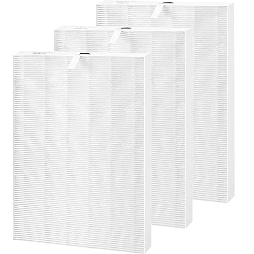 Ganteny True HEPA Replacement Filters B Compatible with Winix 9500 U300 P300 WAC9000 WAC9500 WAC5000 WAC5000b WAC5300 WAC6300 WAC5500 Air Purifiers, Compared to Winix Filter B 114190, 3 Pack