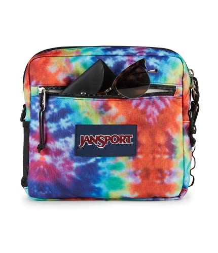 JanSport Central Adaptive Accessory Bag, Red/Multi Hippie Days, 6L