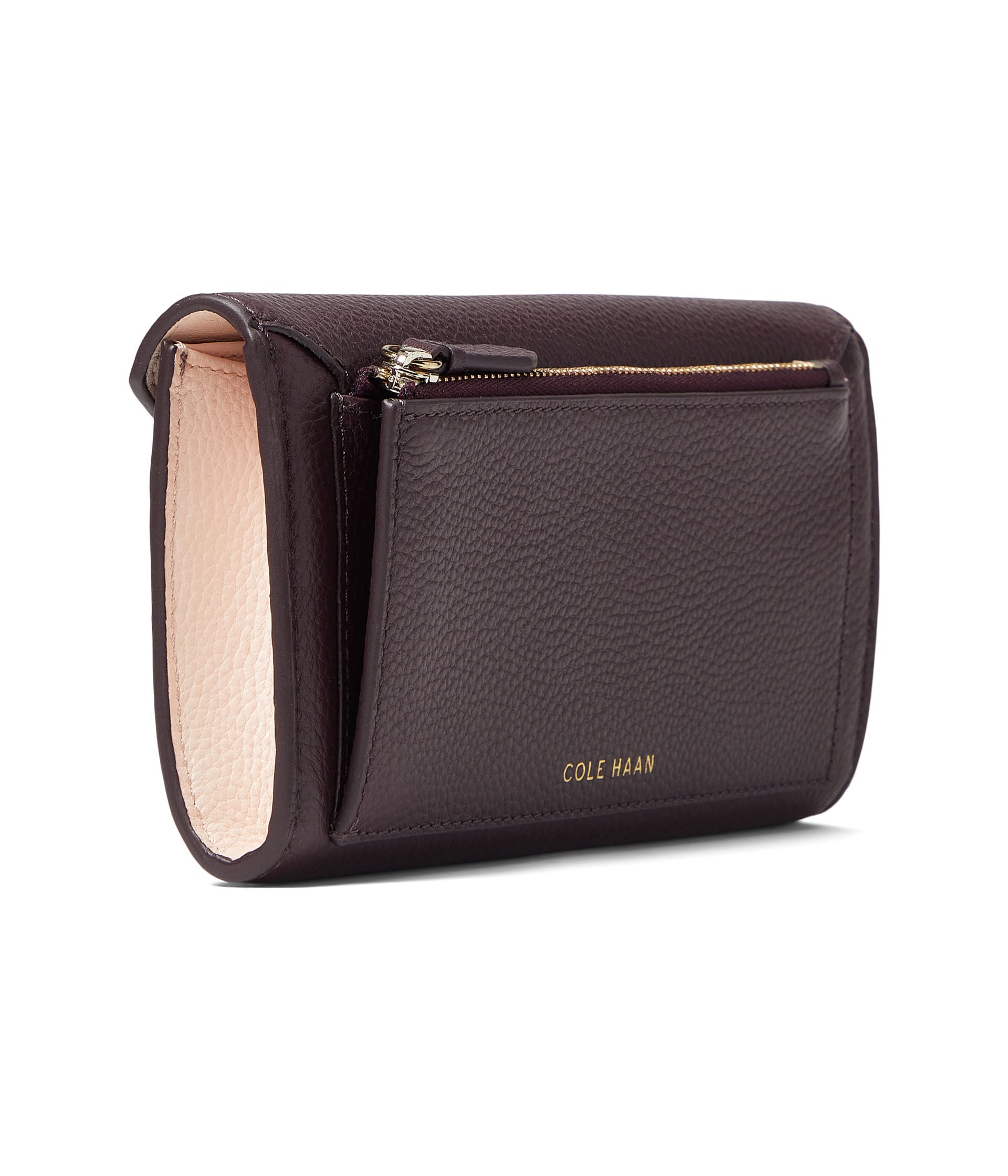 Cole Haan Envelope Flap Wallet Winetasting/Dark Peony/Clay Pink One Size