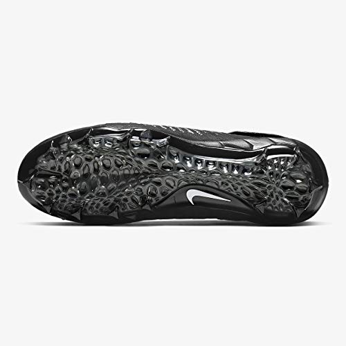 Nike Men's Alpha Menace Pro 2 Mid Football Cleats, Black/White-cool Grey-anthracite, 11