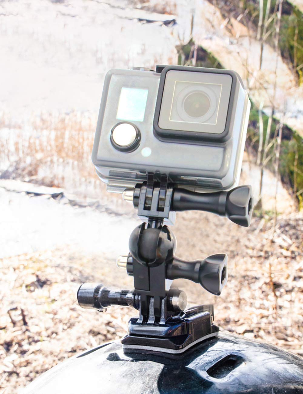 Rotation Ball Joint Mount Extension Accessories with 1/4 Thread for GoPro Hero 9/8/7/6/5/4/3+/3/2/1