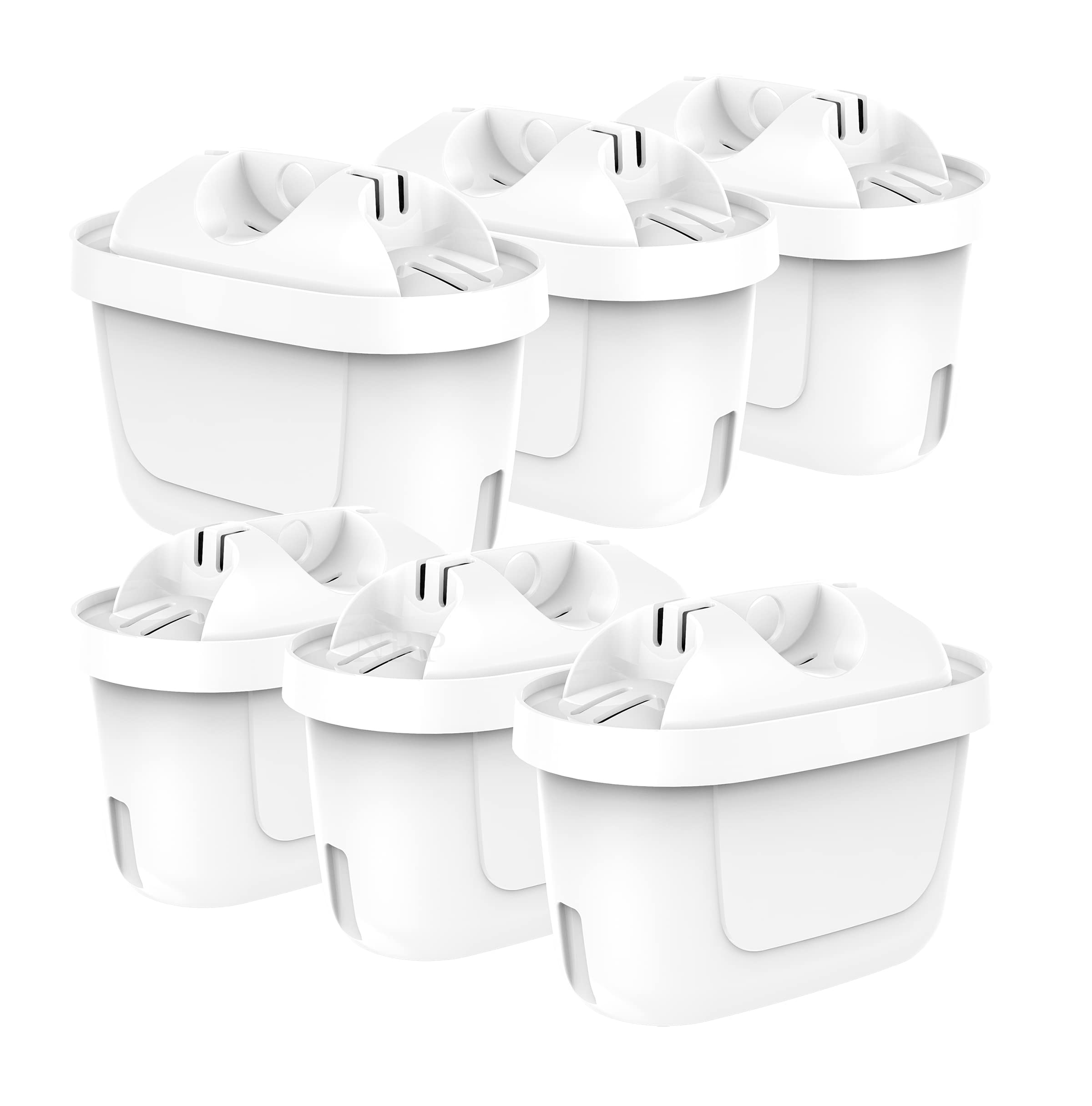 NRP 6-pack Standard Pitcher Water Filter Replacement for Brita Water Jugs (Mavea Maxtra, 1001122), Crofton & MORE