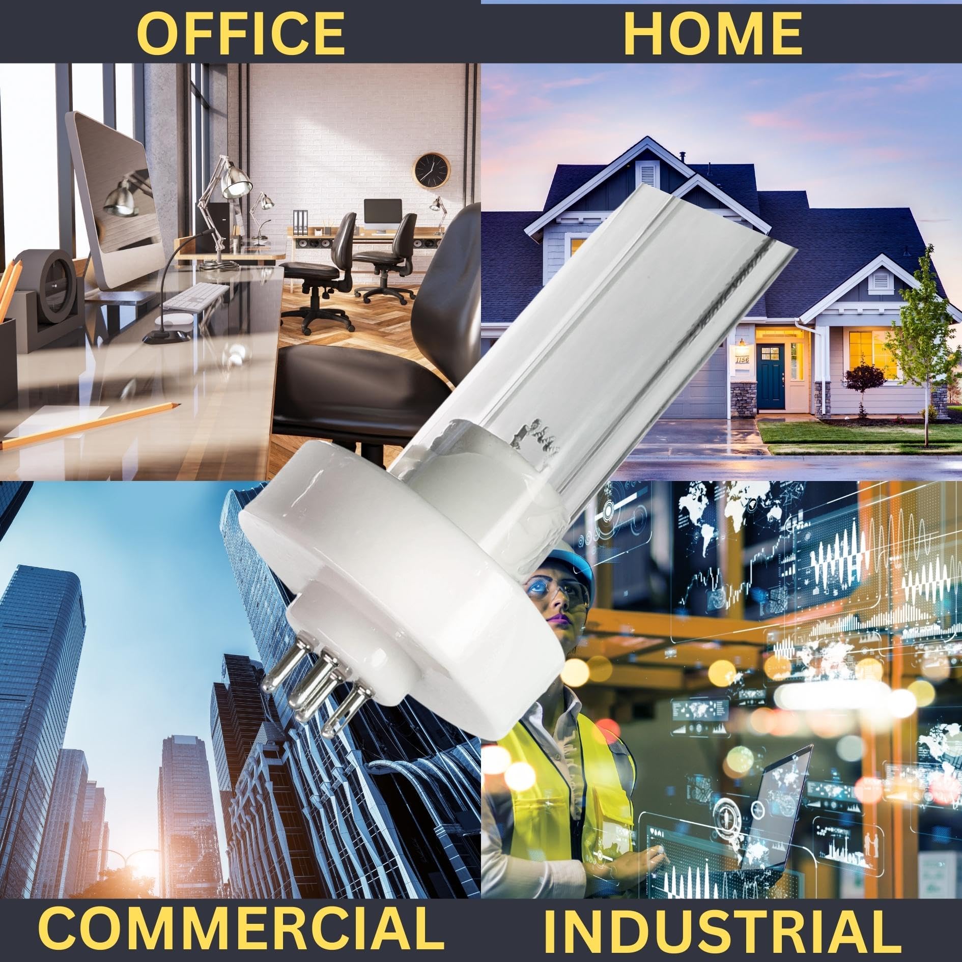 Industrial Lighting Solutions Ultravation® ,UltraMAX AS-IH-1003, ASIH1003 T3, 17" Compatible UV Bulb Lamp