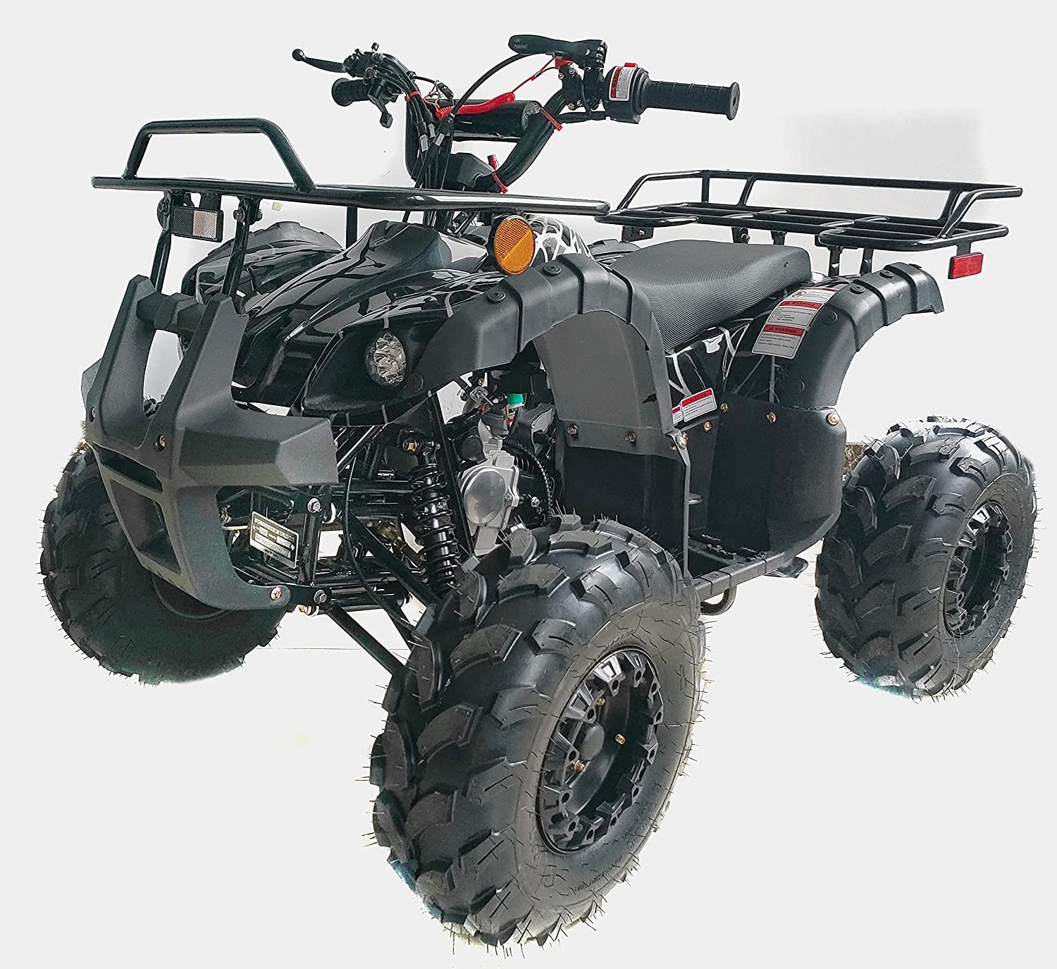 Icebear Super Trooper 125cc Kids ATV Metallic Burgundy/Black
