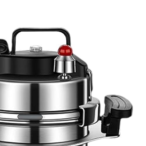shamjina Pressure Cooker Outdoor Easy to Clean Multifunction Cooking Pot Cookware Stainless Steel Kitchen Travel 2L Non sticking Pressure Canner, Style E