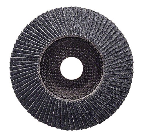 Bosch Professional 2608607350 Metal Prof 115mm Flap disc Straight G60, Black/Brown
