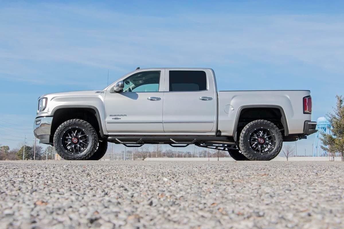 Rough Country Traction Bar Kit for 2007-2018 Chevy/GMC 1500 4WD - 1069 Black