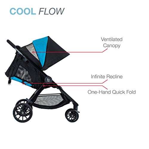 Britax B-Lively Lightweight Stroller, Cool Flow Teal