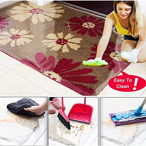 Clear PVC Desk Chair Mat 1.5mm Transparent Floor Protector,Rectangular Vinyl Floor Protector Mat,80/100/120/140cm Wide,Non Slip,Wood/Tile Protection Mat for Office & Home for Office & Home (Color : A