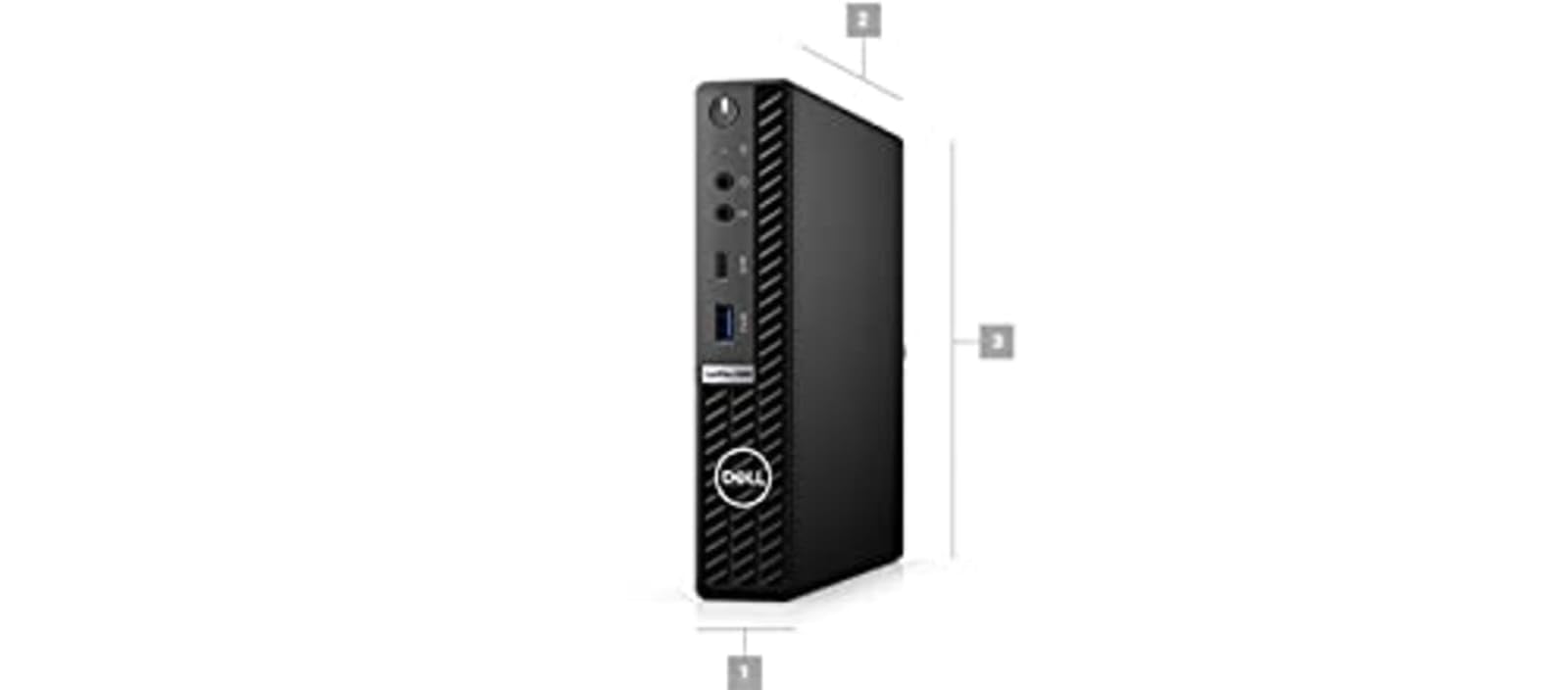 Dell Optiplex 5080 Micro Tower Desktop | Core i5-10500T - 256GB SSD Hard Drive - 16GB RAM | 6 cores @ 3.8 GHz Win 11 Pro Black (Renewed)