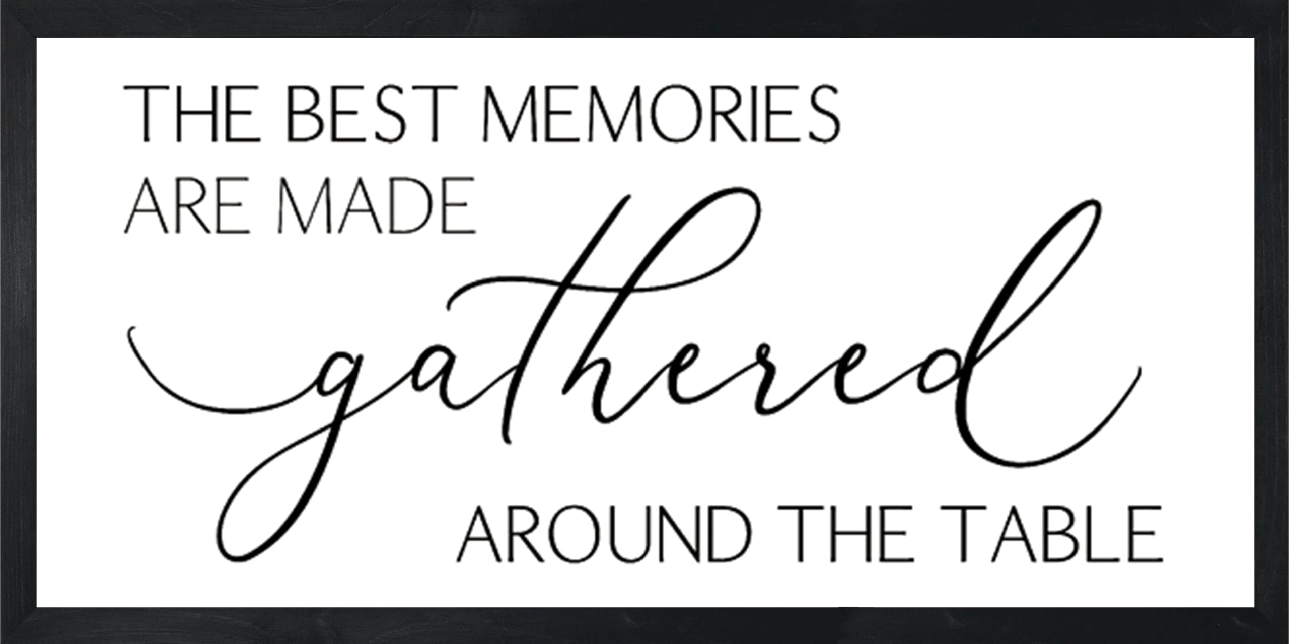 Dining room decor-wall sign-the best memories are made gathered around the table-dining room decor