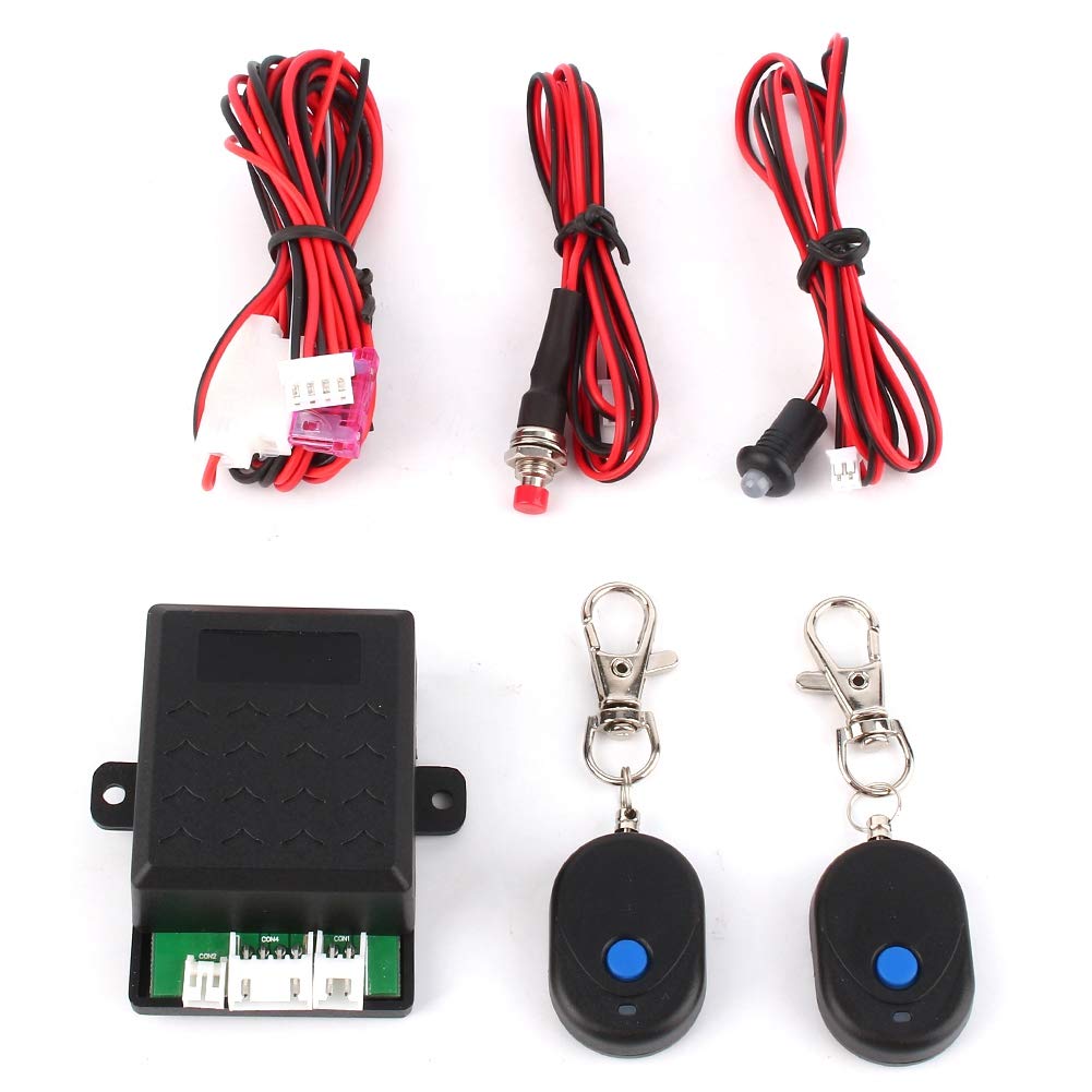 Car Immobilizer Lock,1 Set Universal Car Immobilizer Lock Alarm System Anti Theft Protection for Car
