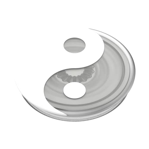 PopSockets Plant-Based Phone Grip with Expanding Kickstand, Eco-Friendly PopSockets for Phone -Translucent Yin and Yang