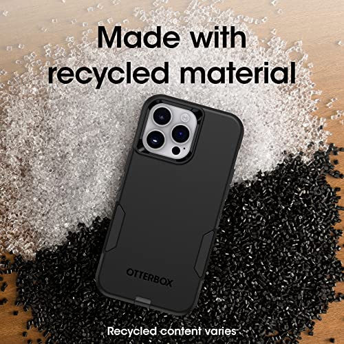 OtterBox iPhone 14 Pro Max Commuter Series Case - BLACK, Slim & Tough, Pocket-Friendly, with Port Protection