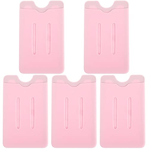 Gatuida Smartphones 5pcs for Supple Accessories Phone, Phone Stick on Credit Cell Smartphone Holder Practical Compatible Mobile Back Business Patch Women Pouches Cards Id Shop Cover Pocket Wallet