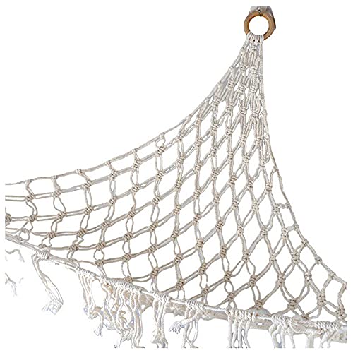 Storage Hammock Stuffed Toy Organizer, Plush Animals Fruit Vegetable Holder, Boho Wall Sling Corner Cotton Rope Hand-woven Mesh Net Bag, Stuff Display Easily (Medium)