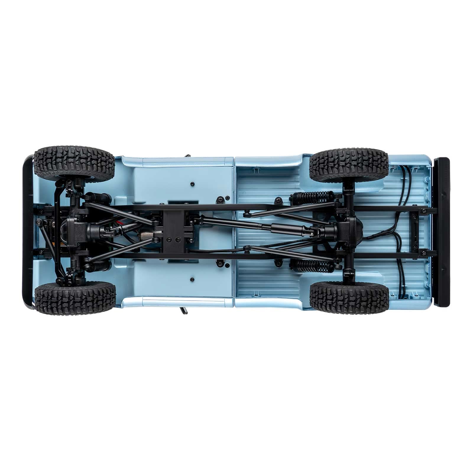 WOWRC EAZYRC 1/18 Glacier RC Crawler 4WD RC Truck RTR with LED Lights 2.4GHz Transmitter, RC Rock Crawler Hobby Grade Remote Control Car for Adults