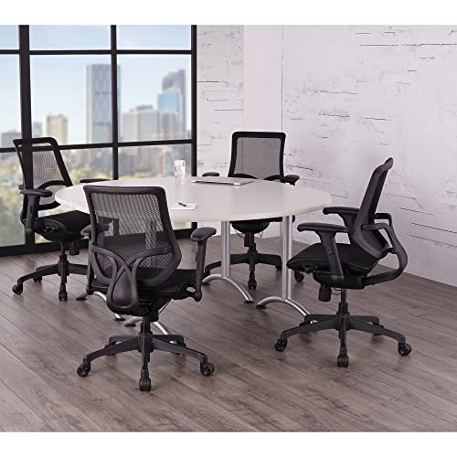 WORKPRO® 1000 Series Ergonomic Mesh/Mesh Mid-Back Task Chair, Black/Black, BIFMA Certified
