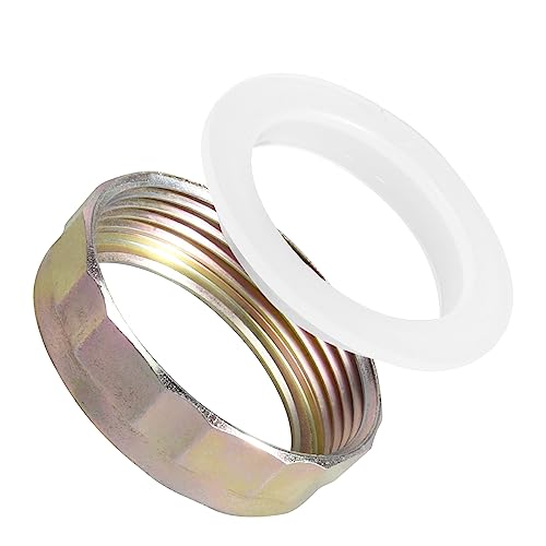KONE Strainer Joint Nut and Fixing Accessory, Stainless Steel Connection Nut Fit for 3-1/2 Inch Kitchen Sink Drain, Easy Installation, No Plumber Putty Needed